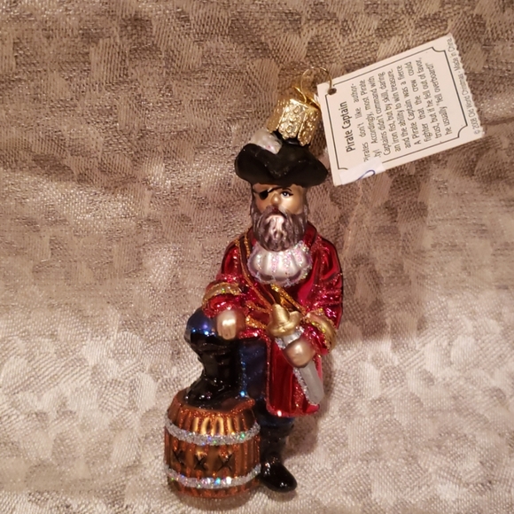 Olde World Christmas | Holiday | Nwt Pirate Captain Ornament By Old ...